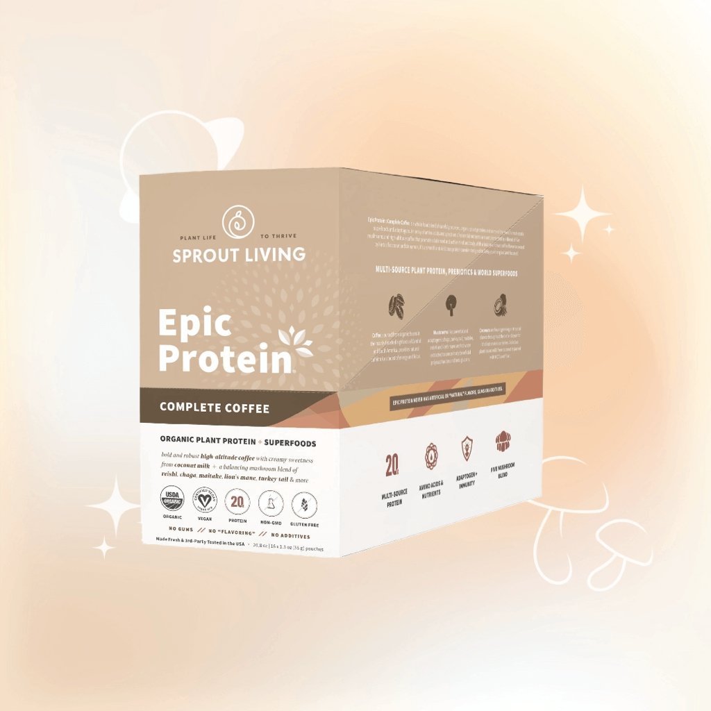 Sprout Living Epic Protein, Complete Coffee, Box (16 singles) – Multiverse